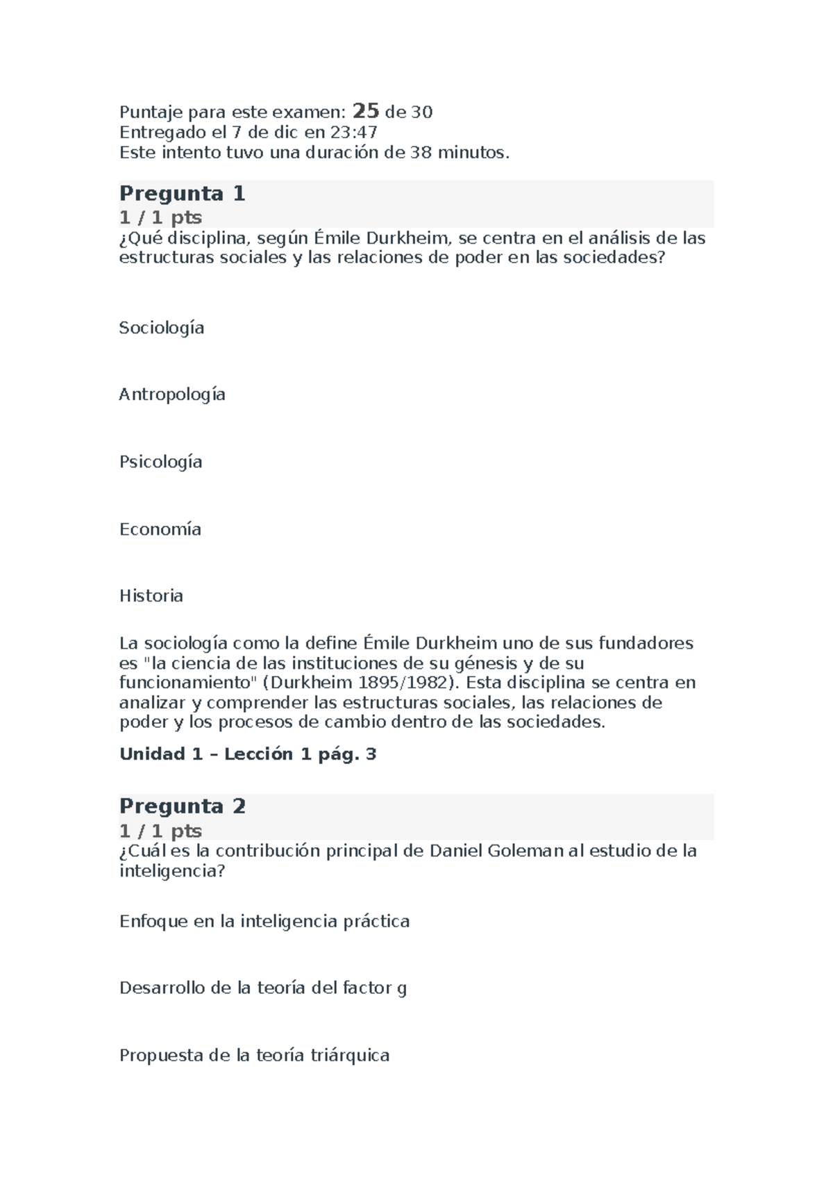 Examen Recuperatorio de Antropología: Preguntas y Respuestas Clave - Studocu