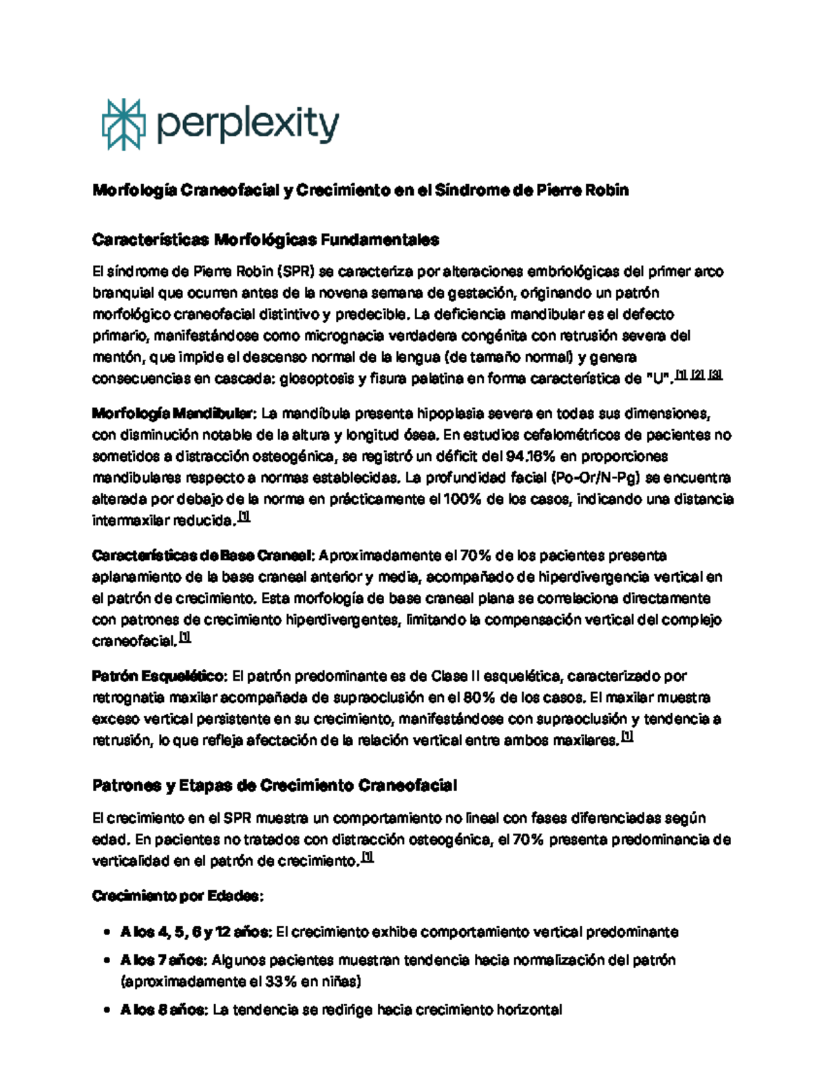 Morfología Craneofacial y Crecimiento en el Síndrome de Pierre Robin ...