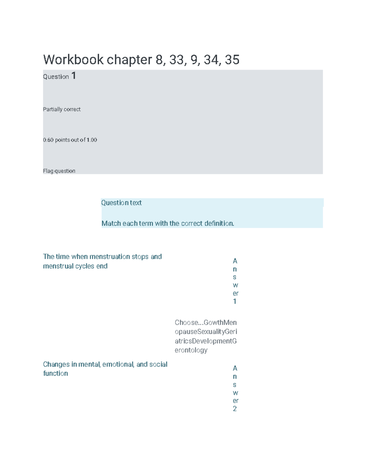 Workbook chapter 8, 33, 9, 34, 35 - Workbook chapter 8, 33, 9, 34, 35 ...