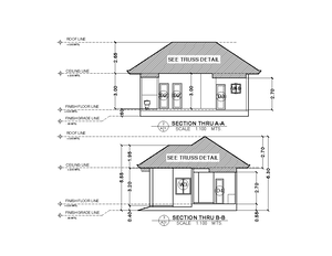 JAR CAD - for research - N.G F.F TOP OF ROOF BEAM APEX LINE OF ROOF ...