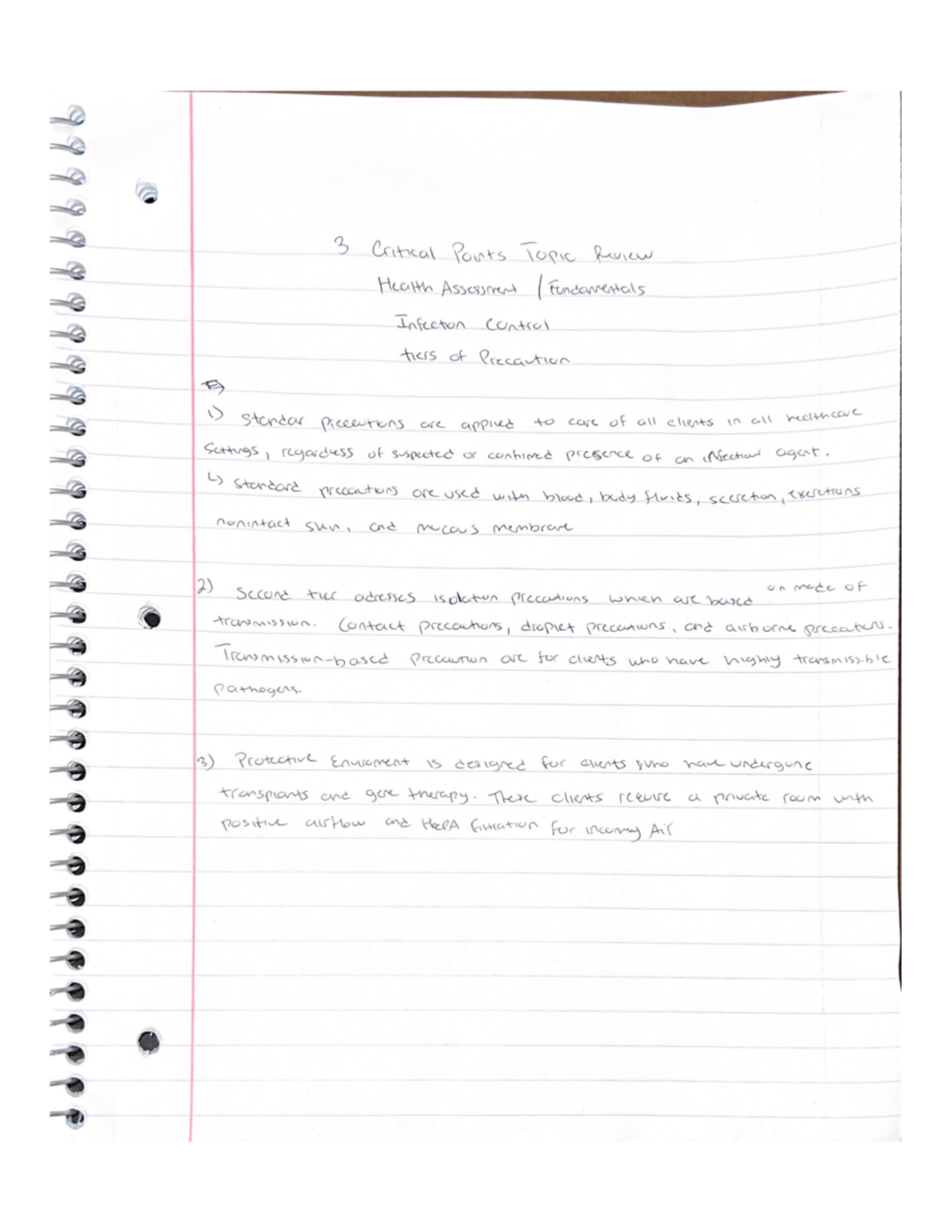 ATI doc 1 health assesment - 3 Critical Points Topic Review Health ...