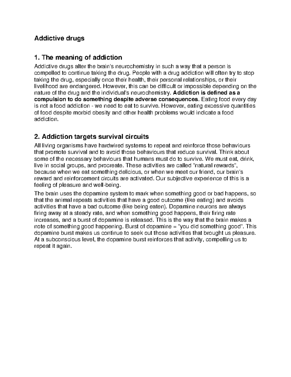 Understanding Addiction: Neurochemistry & Withdrawal Symptoms (PSY 101 ...