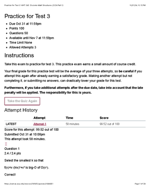 Final Exam Study Guide for Course XYZ 2025: Key Concepts and Review - Module 9: Integer - Studocu