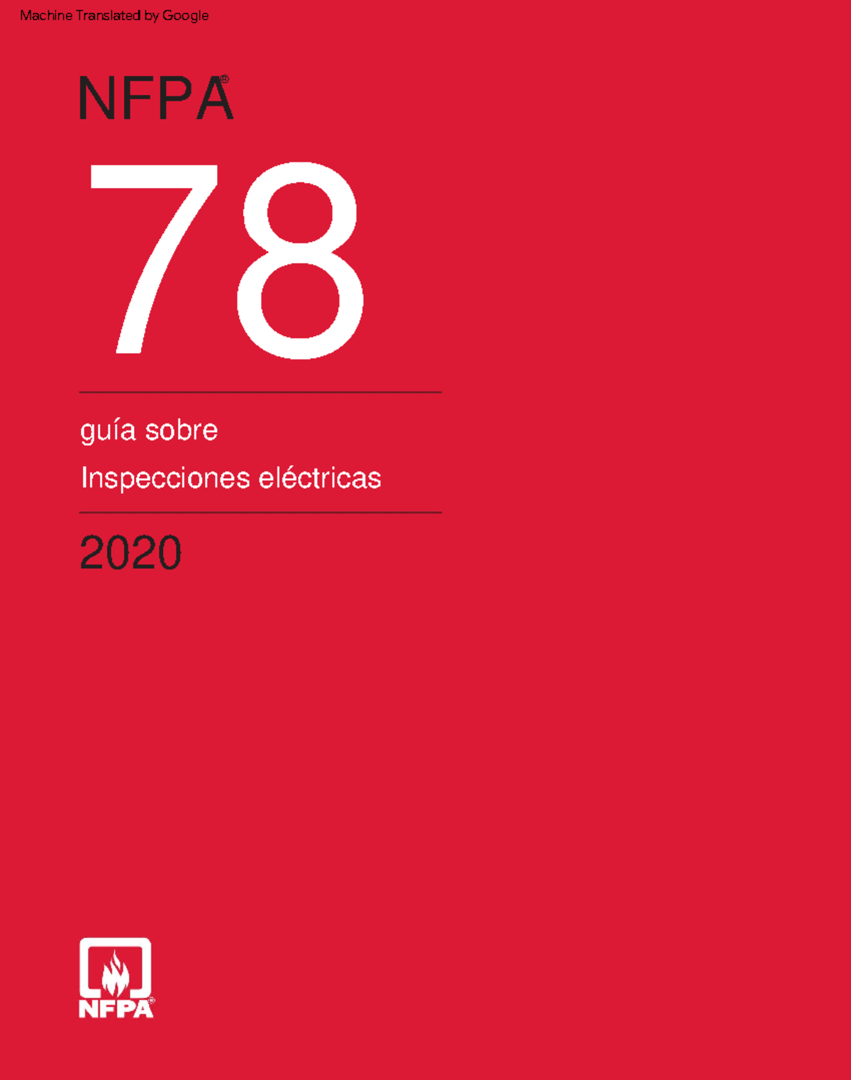 Guía sobre Inspecciones Eléctricas según NFPA 78 (Edición 2020) - Studocu
