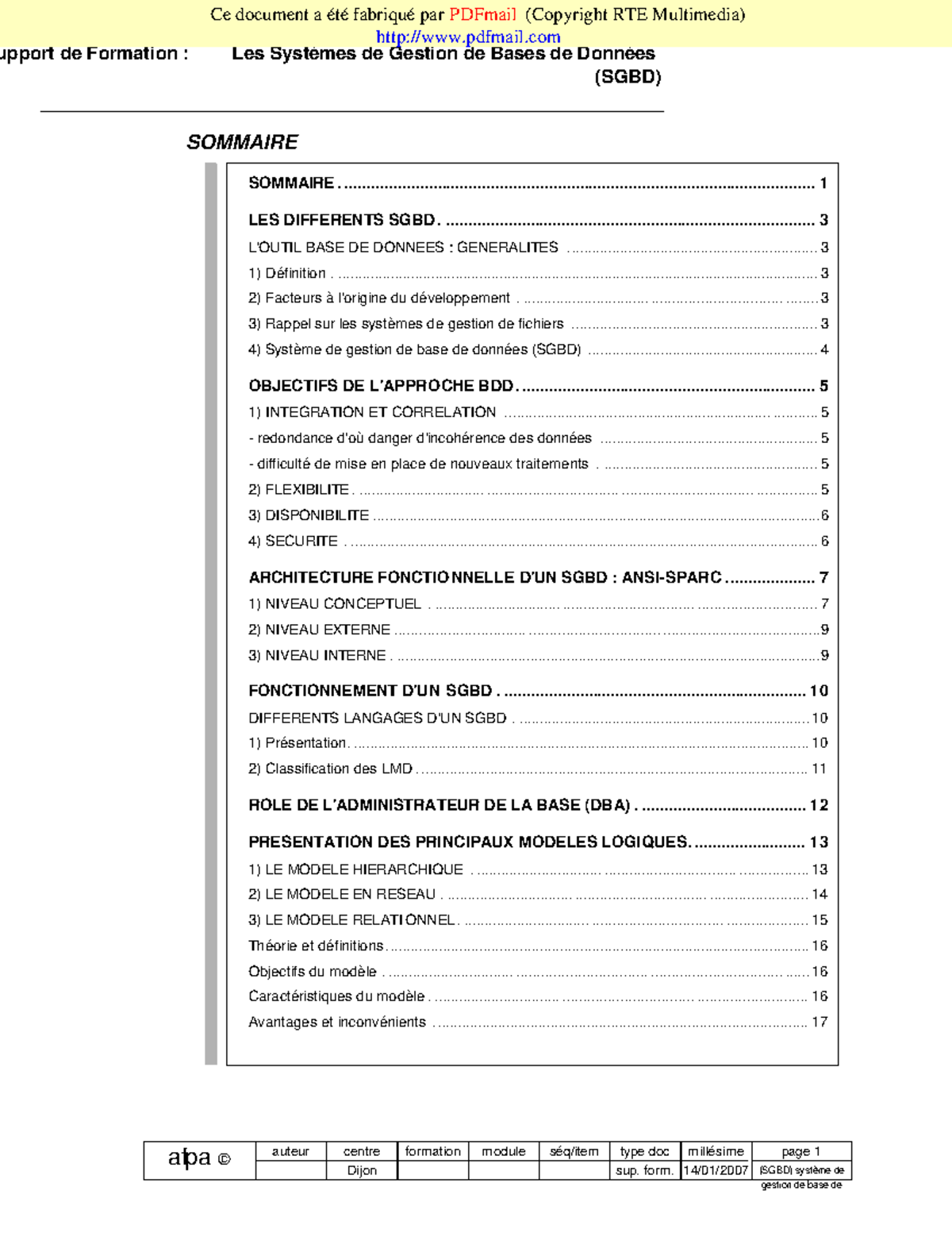 m22_système+de+gestion+de+base+de+données(SGBD).pdf - Les Systèmes de Gestion de Bases de ...