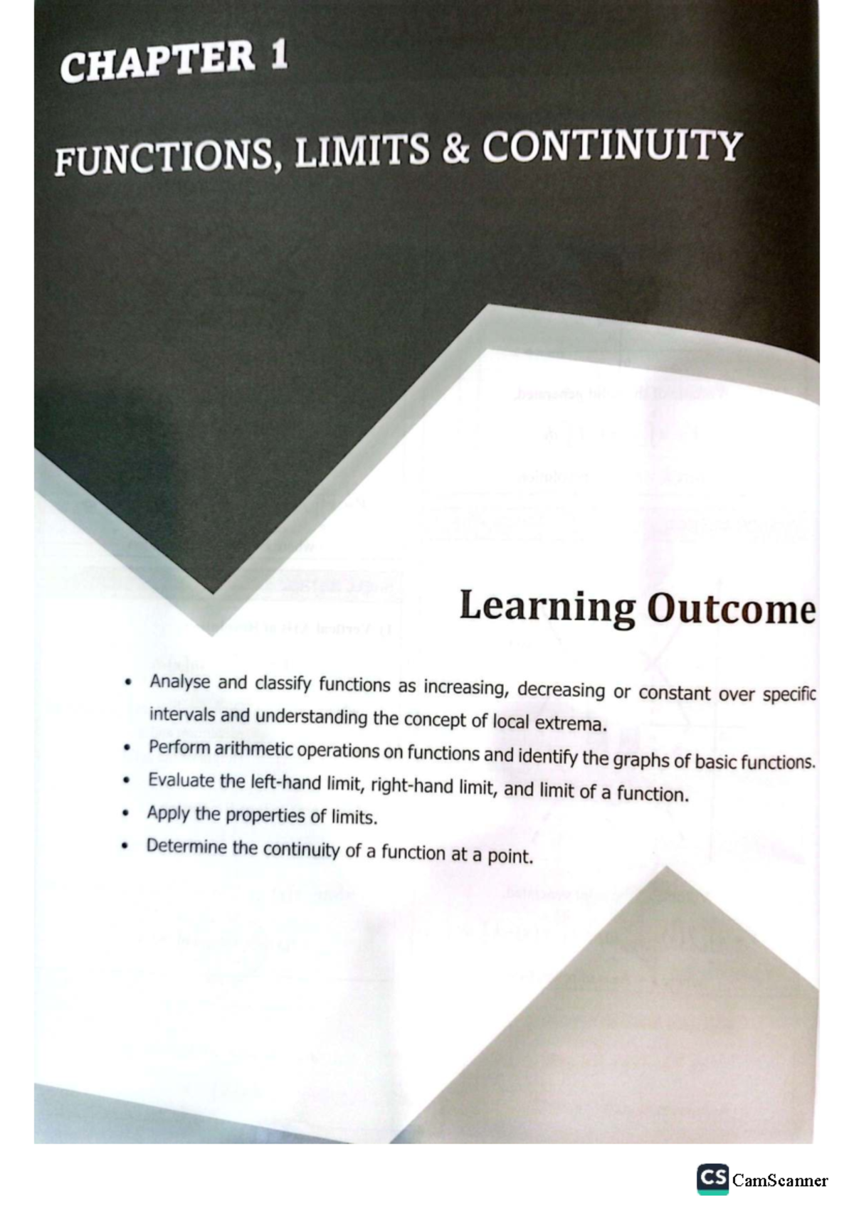 MAT421 Chapter 1: Functions and Limits Overview - Studocu