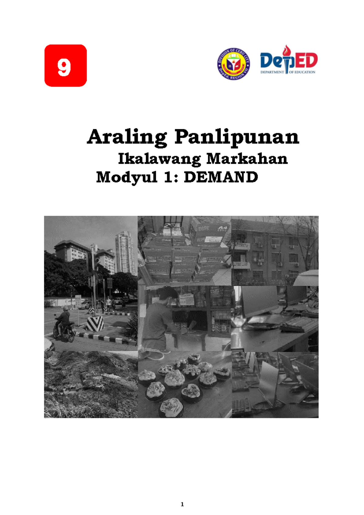 AP9 M1 Q2 - Demand: Mahahalagang Konsepto at Pagsusuri - Studocu