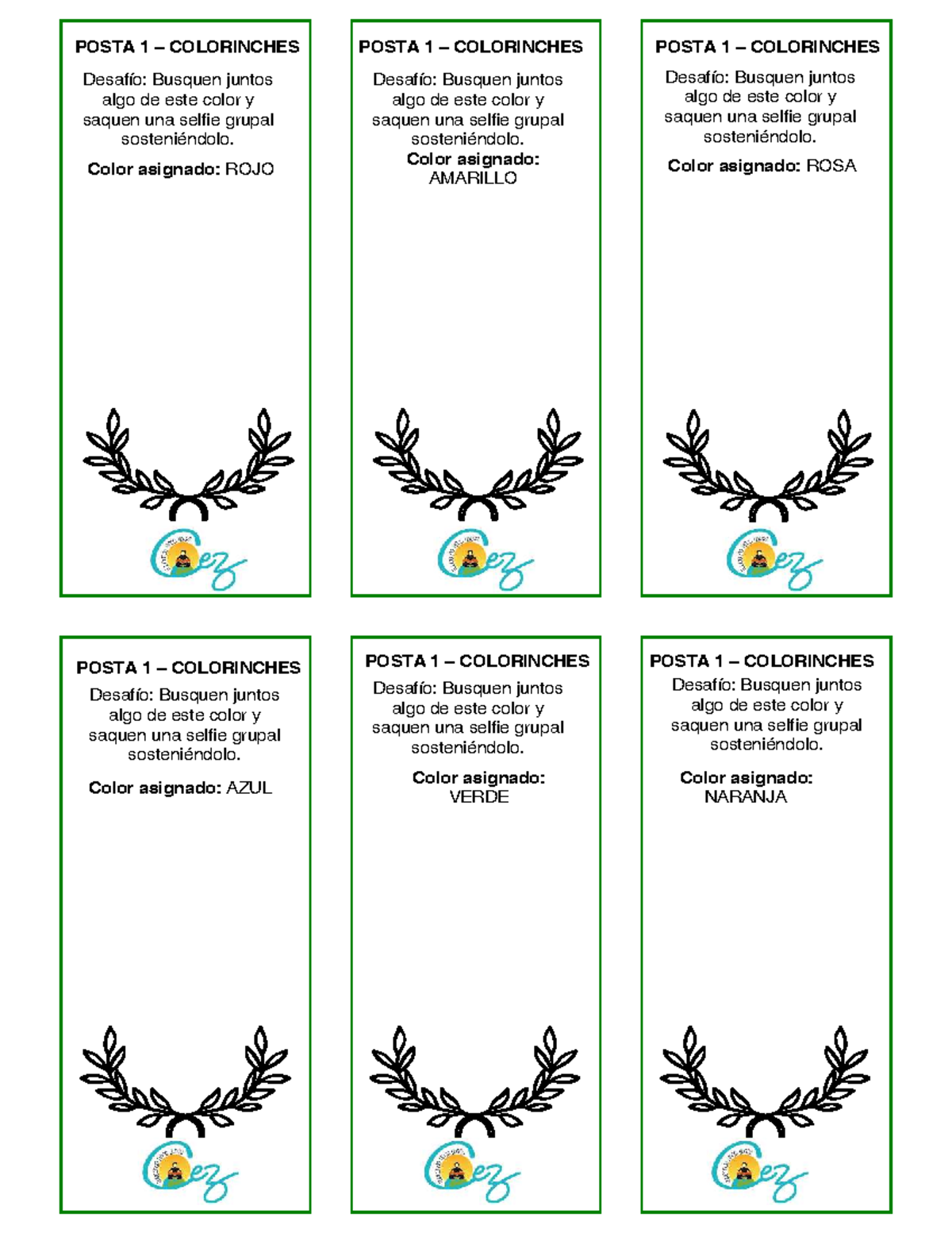 POSTA 1-5: Desafíos Creativos y Fotos Grupales - Studocu