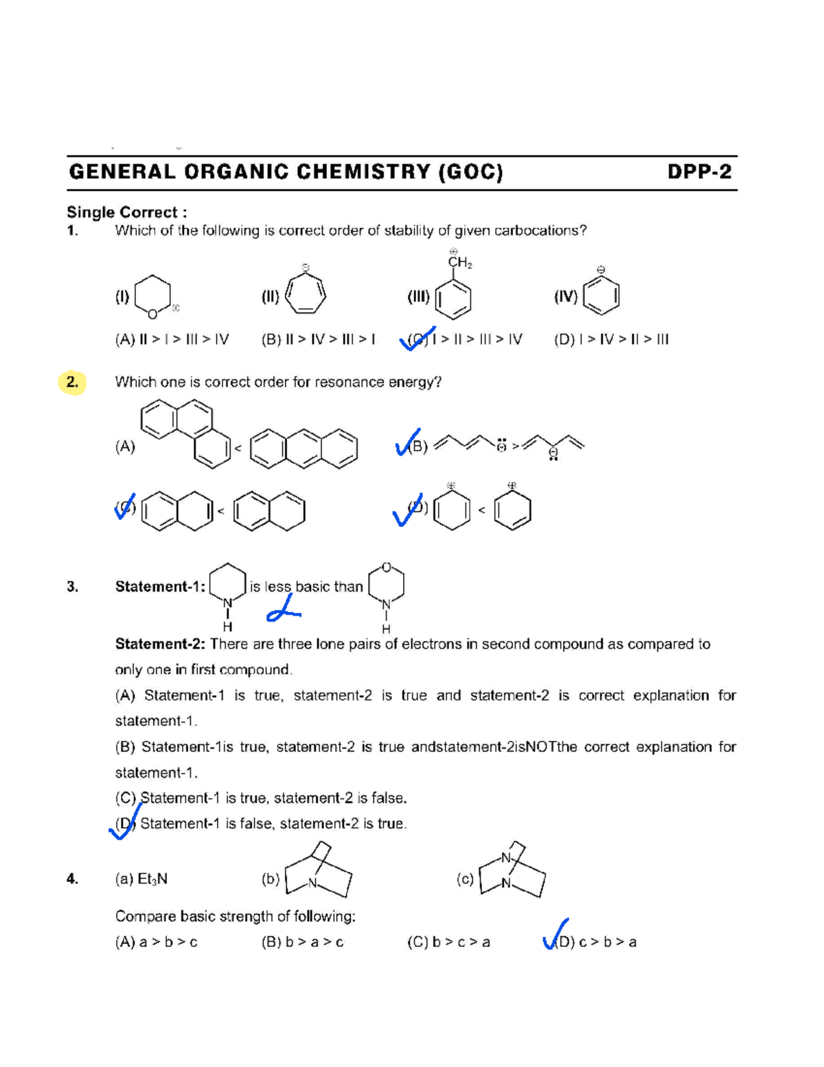 GOC DPP: Comprehensive Chemistry Preparation Material - Studocu