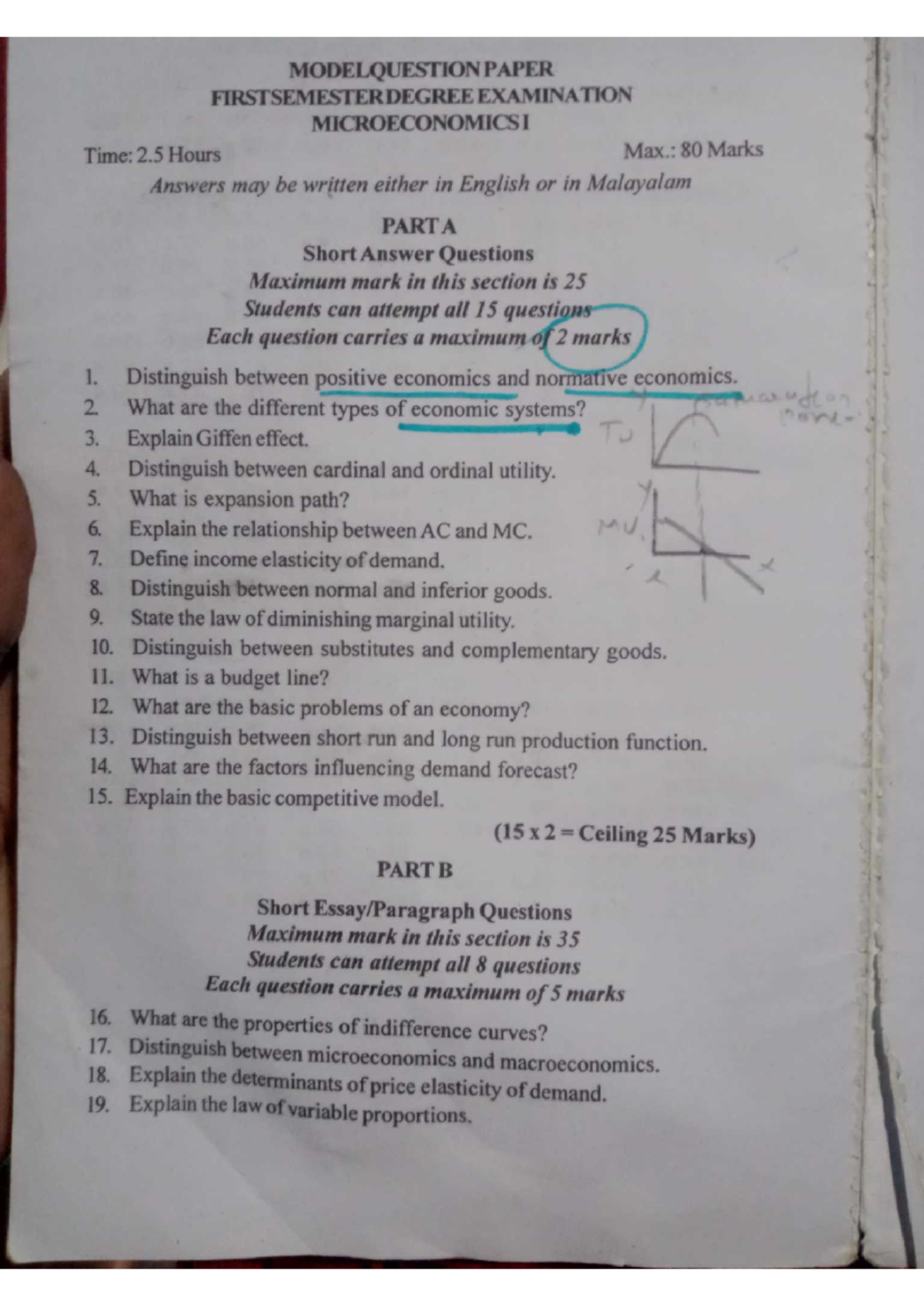 Economics 101 Lecture Notes For 1st Semester Students Studocu