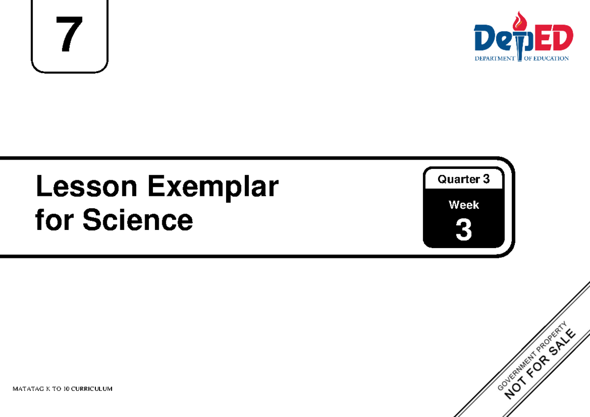 Lesson Exemplar for G7 Science Q3 W3: Forces and Motion Understanding ...