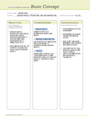 Basic Concept Template 1 - STUDENT NAME Leah Conner__ CONCEPT: Health ...