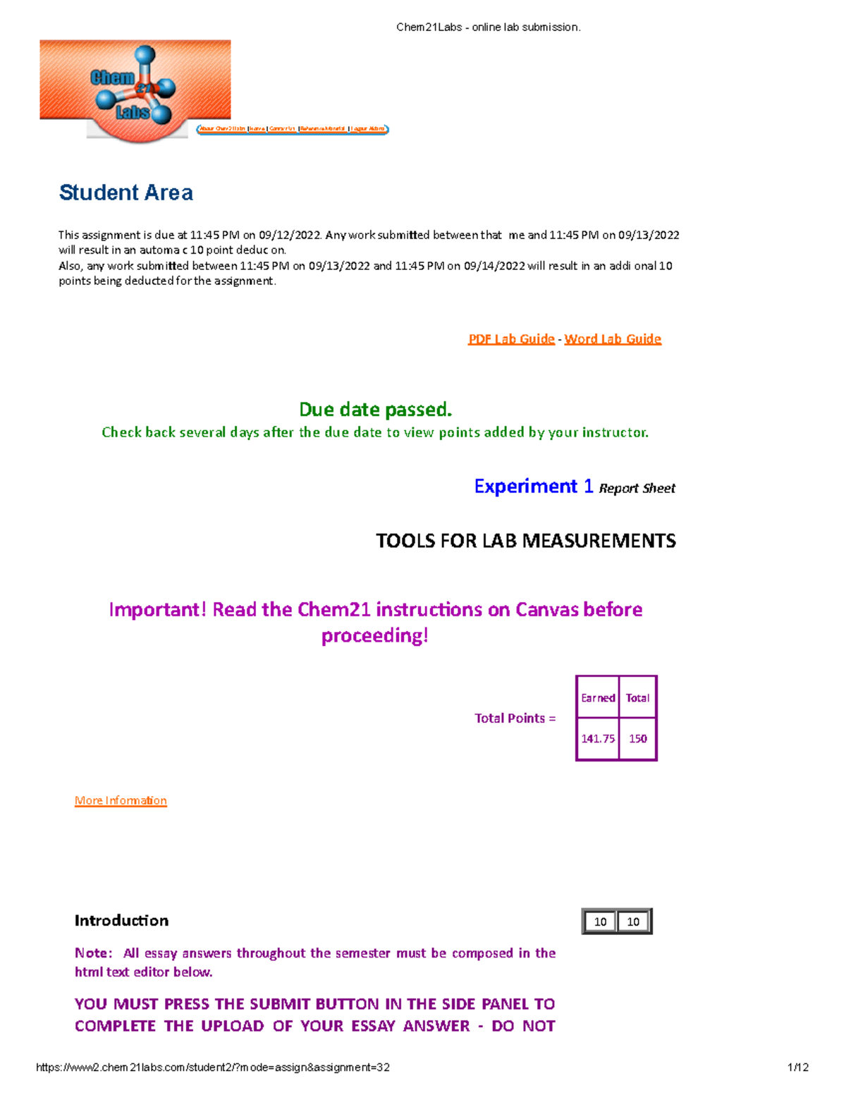 Experiment 1: Lab Measurement Techniques and Tools Overview - Studocu