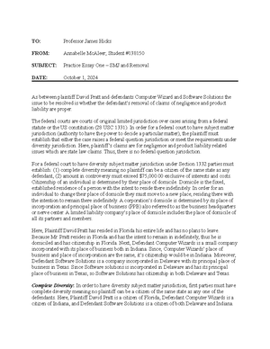 Erie Flow Chart - ERIE ANALYSIS Is the federal court deciding an issue ...