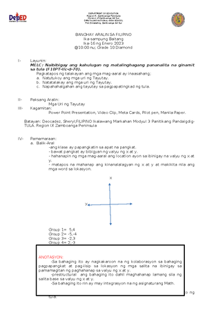 Lesson-PLAN-DTOT-IDF- Araling- Panlipunan-7 -4QC1 - Republic of the ...