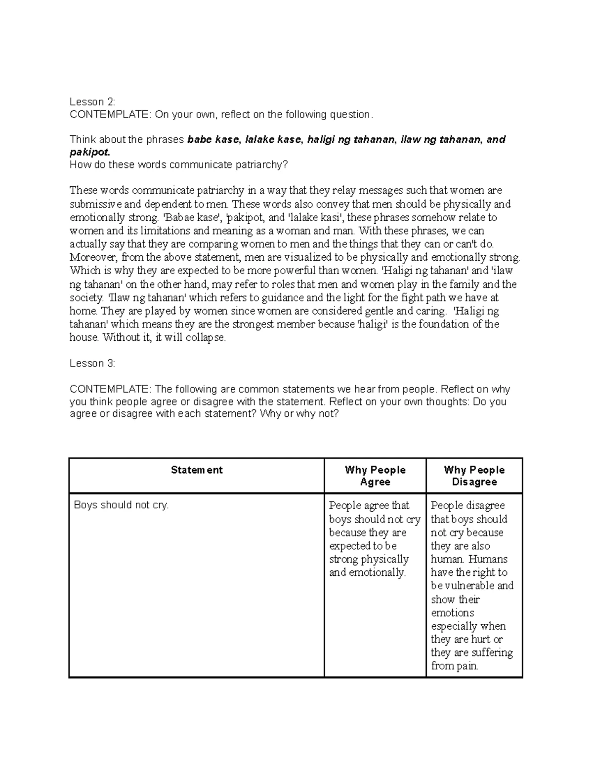 GE 11 - Lesson 1 Overview and Key Concepts - Studocu