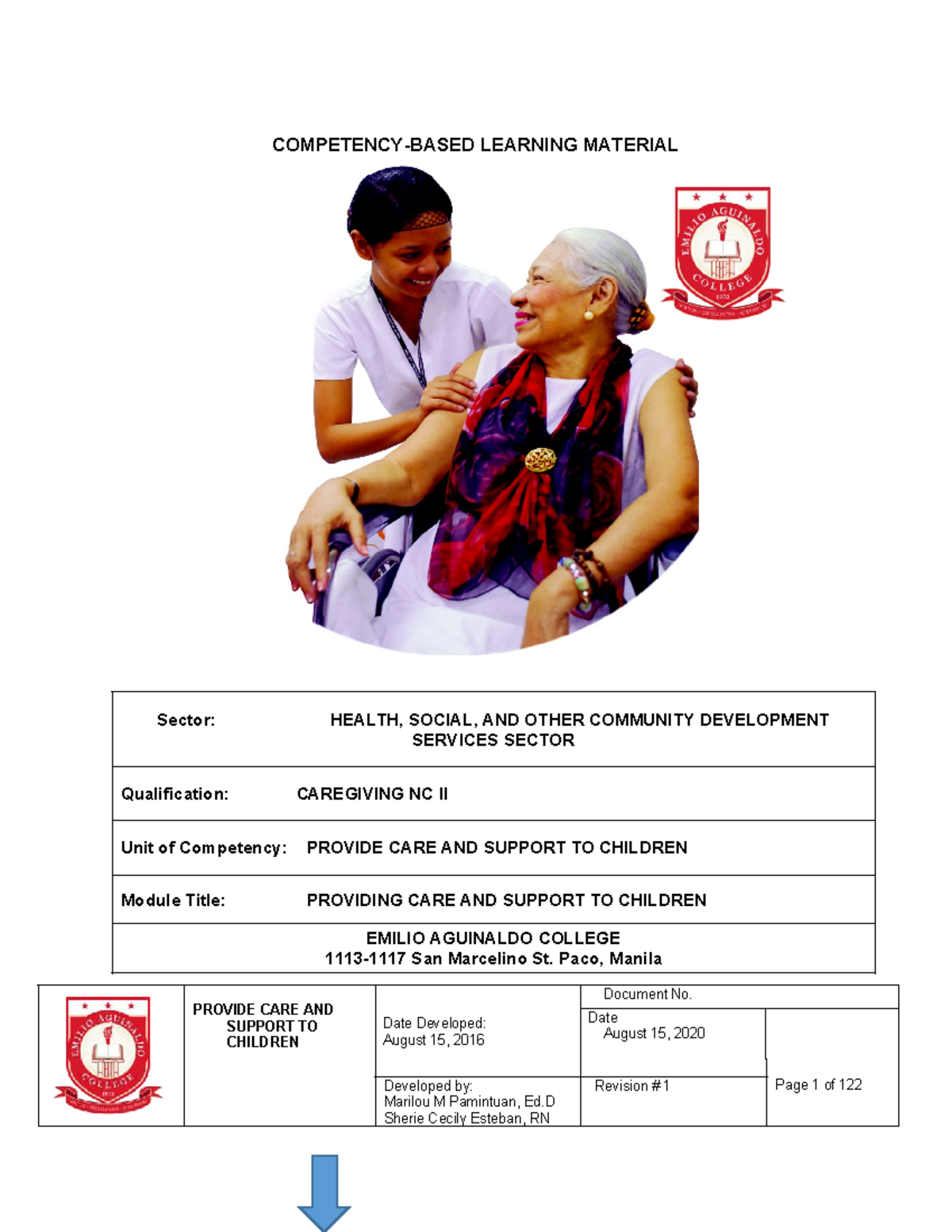 Caregiving NC II: Module on Care of Infants and Toddlers (HCS) - Studocu