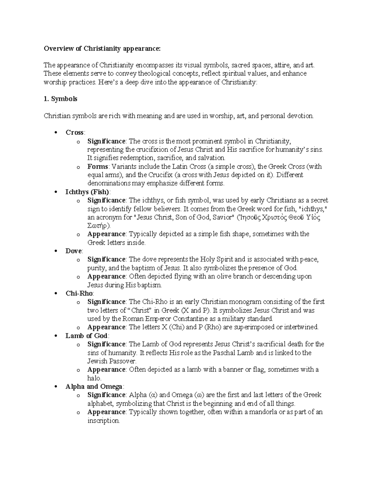 Christianity-appearance - Overview of Christianity appearance: The ...
