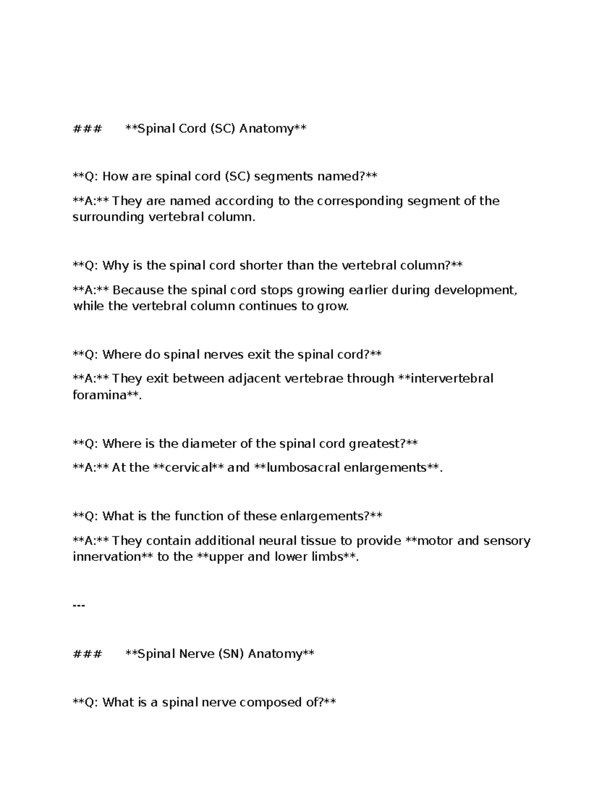 Quiz 3 Review Sheet - Human Anatomy & Physiology (HAP) - Studocu