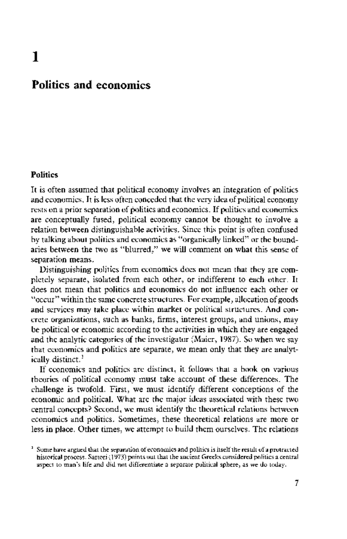 POL 101: Lecture Notes on Political Economy and Its Concepts - Studocu