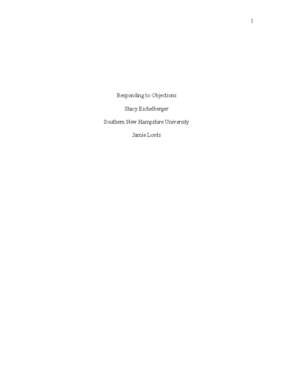 MKT270 Module 5 Short Paper: Strategies for Responding to Customer ...