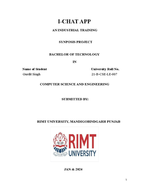 Bca-project-report - Download option - BCA PROJECT REPORT – SUBMISSION ...