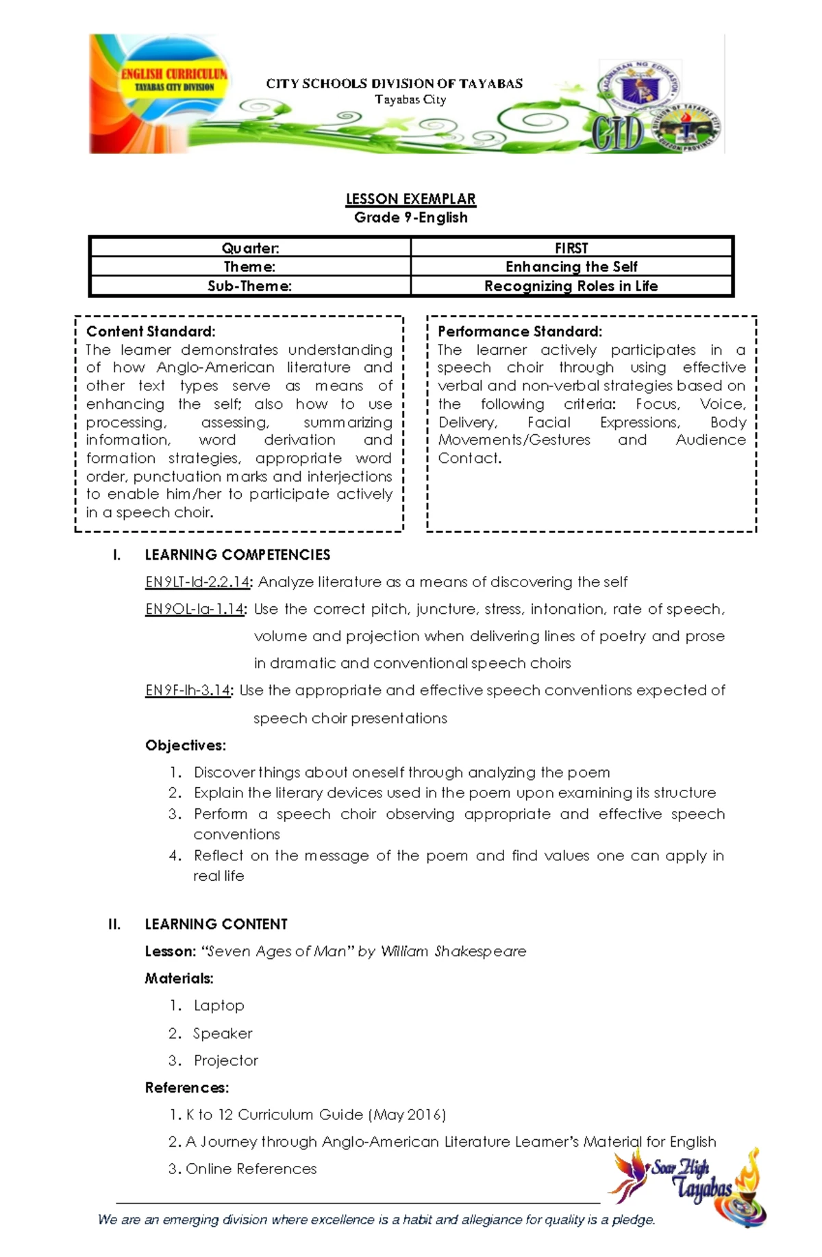 English 9 q1 mod2 Conditioning Conditionals V1 - English Quarter 1 ...