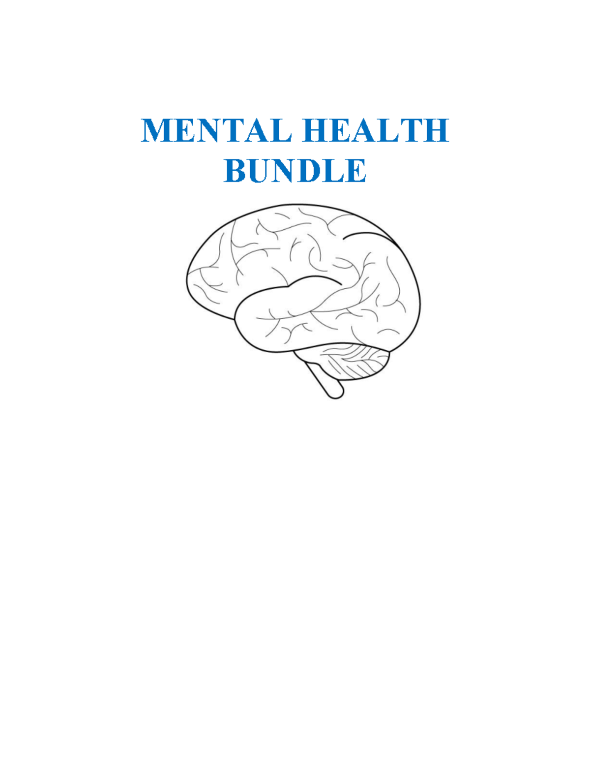 Mental Health Bundle - MENTAL HEALTH BUNDLE THERAPEUTIC COMMUNICATION ...