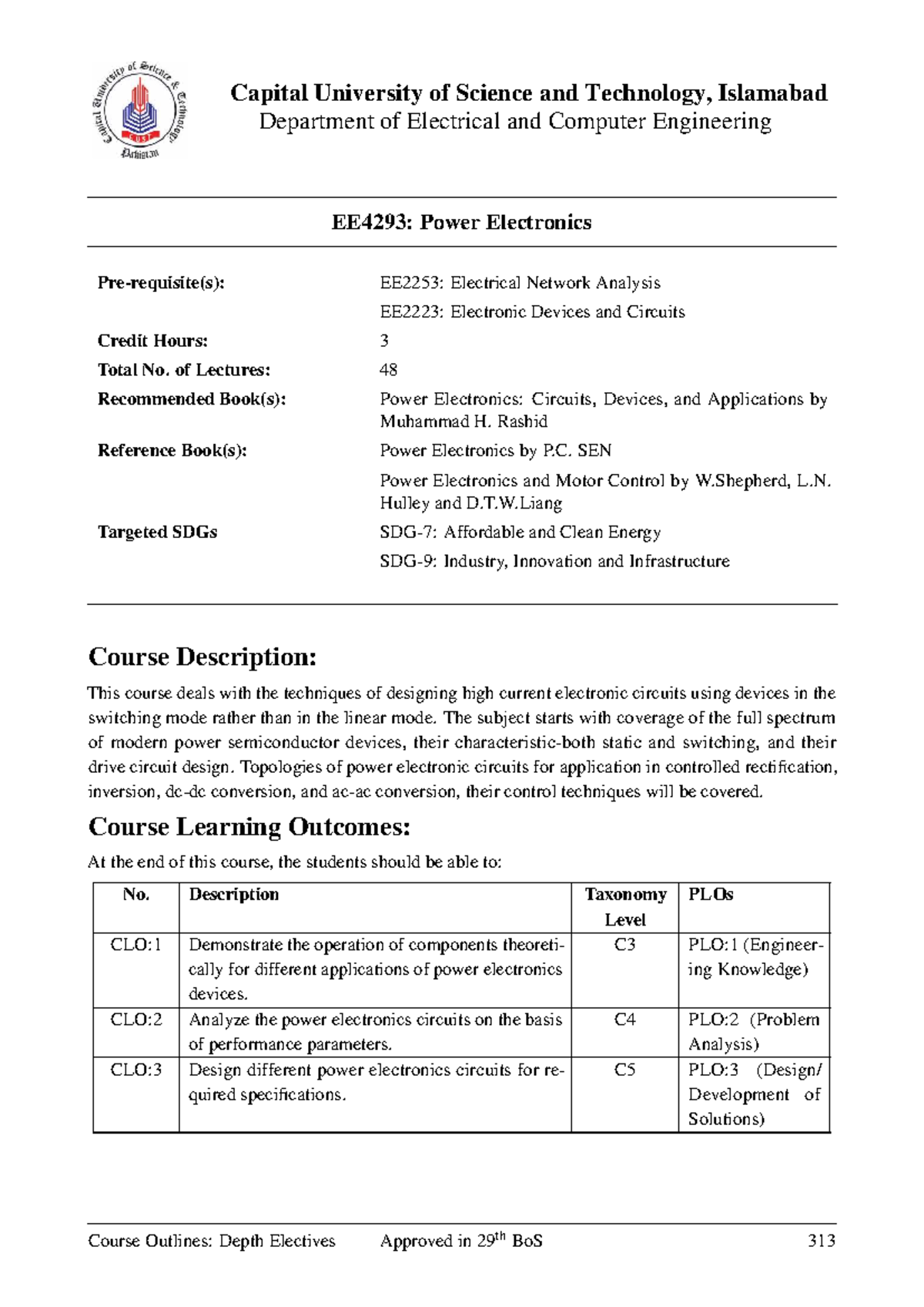 EE4293: Comprehensive Road Map for Power Electronics Course - Studocu