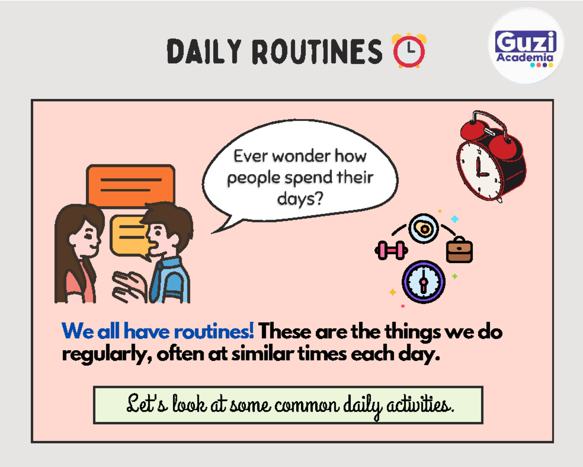 Daily Routines Instagram Post - lesson Plan biology - daily routineS ⏰ ...