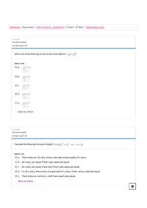 [Solved] Which of the following is true Select all that apply True ...