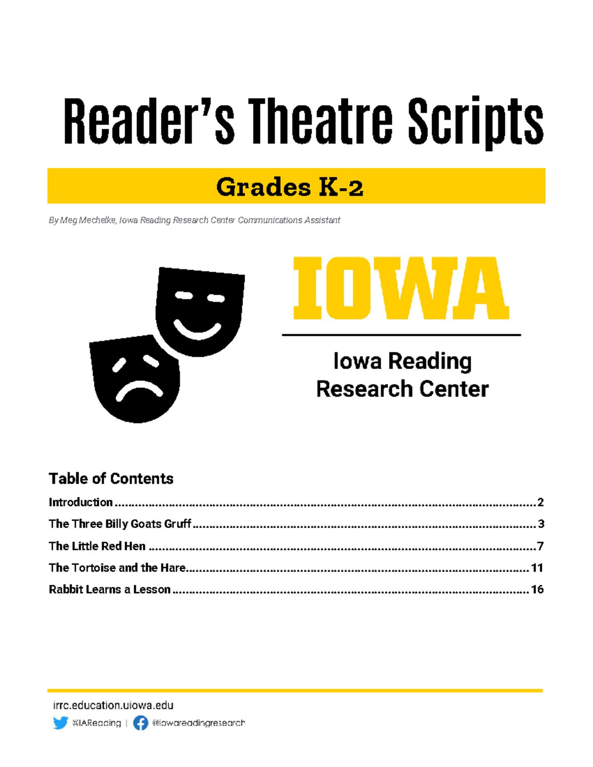 Reader's Theatre Scripts for Grades K-2: Engaging Fluency Activities ...