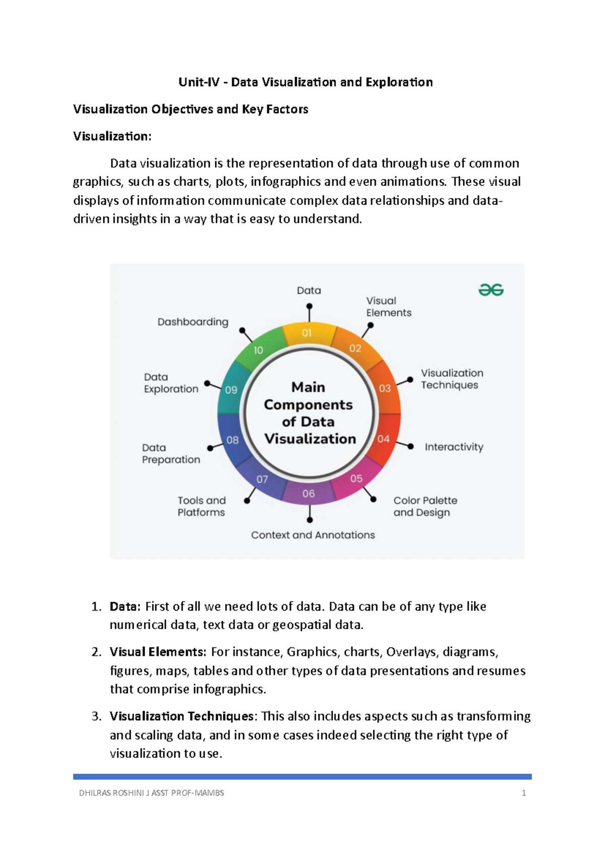 Data Visualization Techniques and Tools - UNIT-IV Notes - Studocu