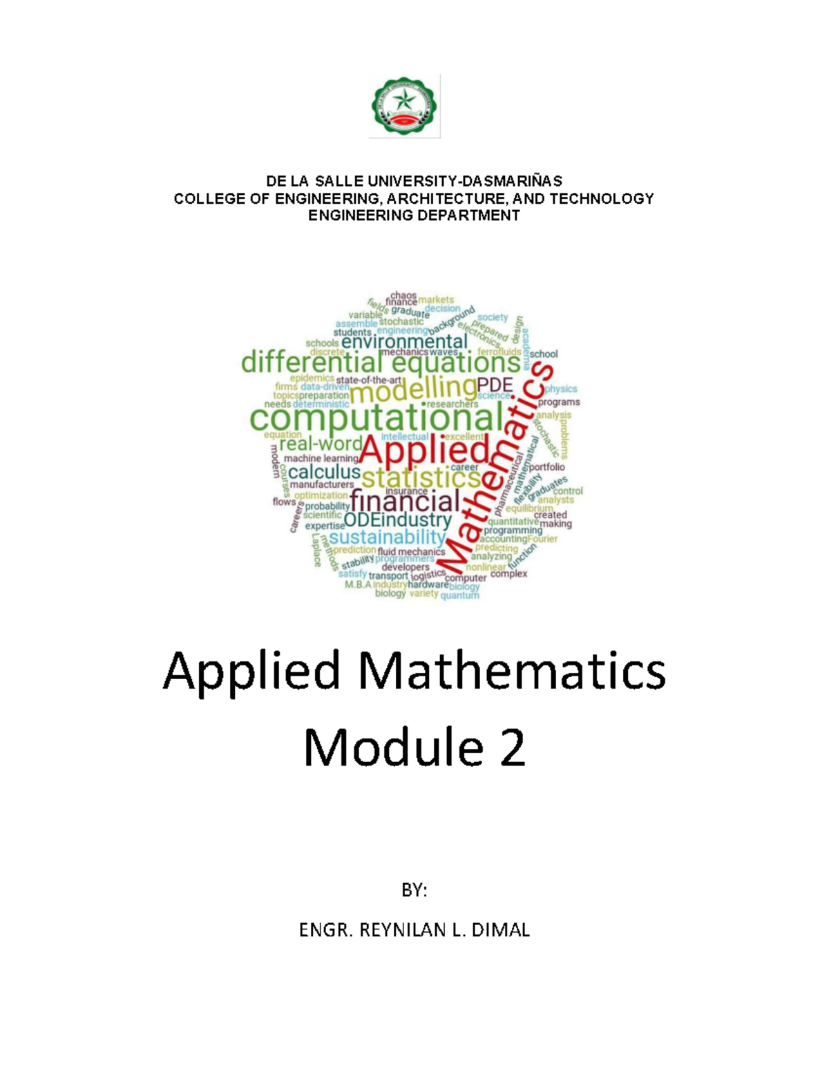 Applied Mathematics Module 2: Age, Work, and Mixture Problems - Studocu