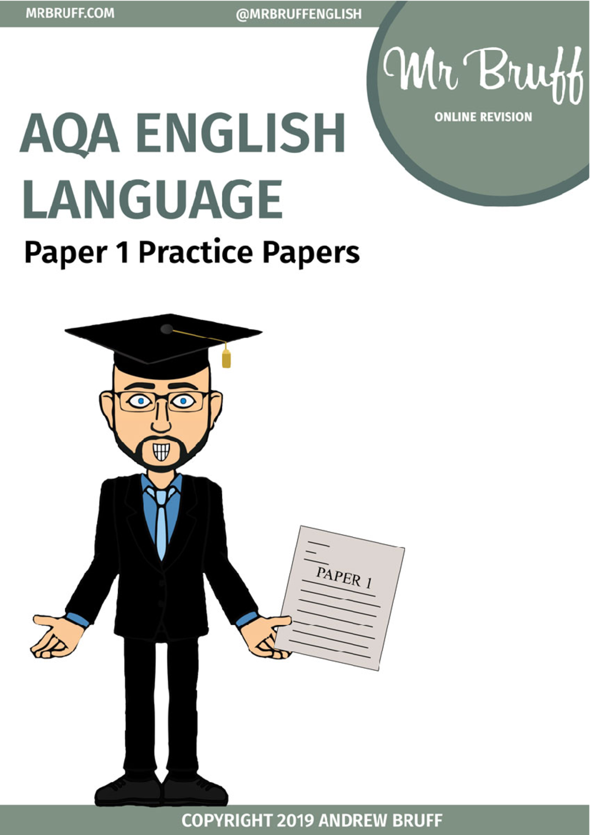 AQA English Lang Paper 1 Practice Papers - Mr Bruff's Collection - Studocu