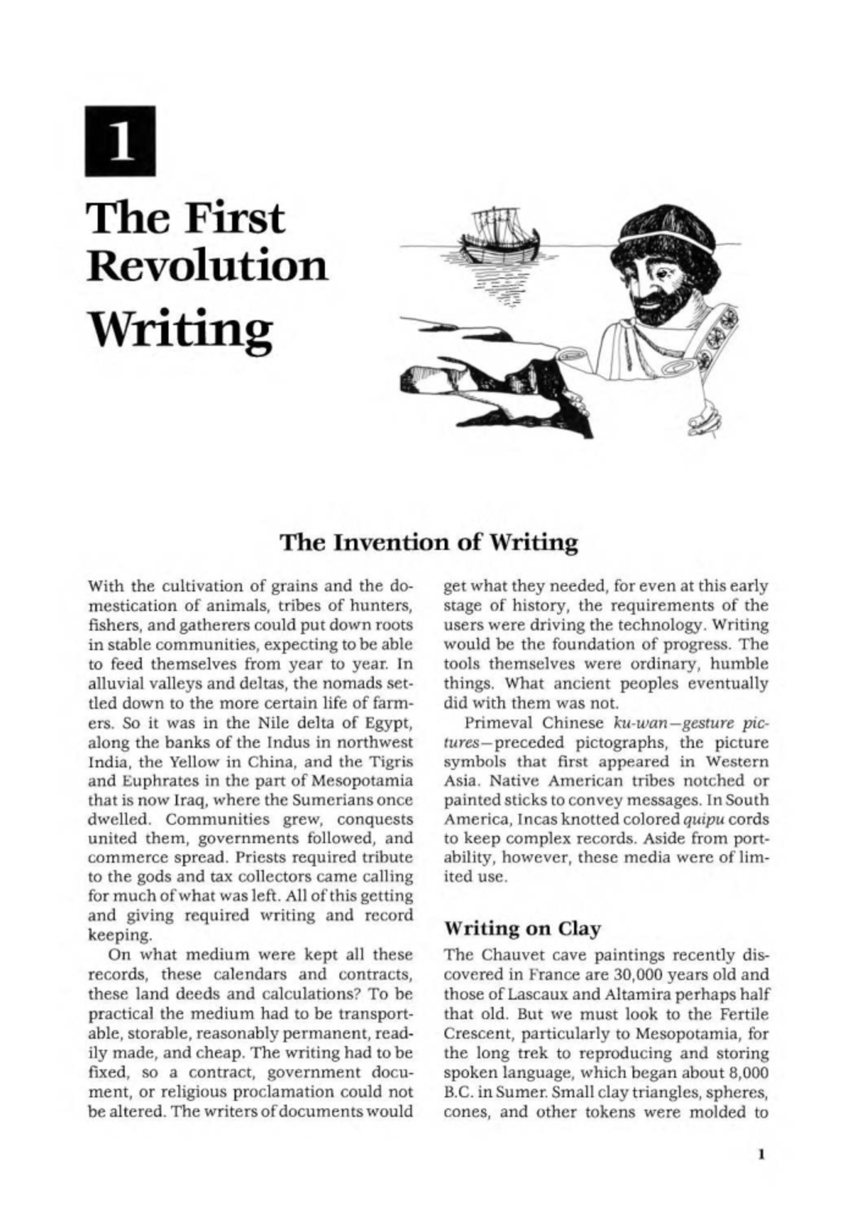 The First Revolution: The Invention of Writing (COMM 101) - Studocu