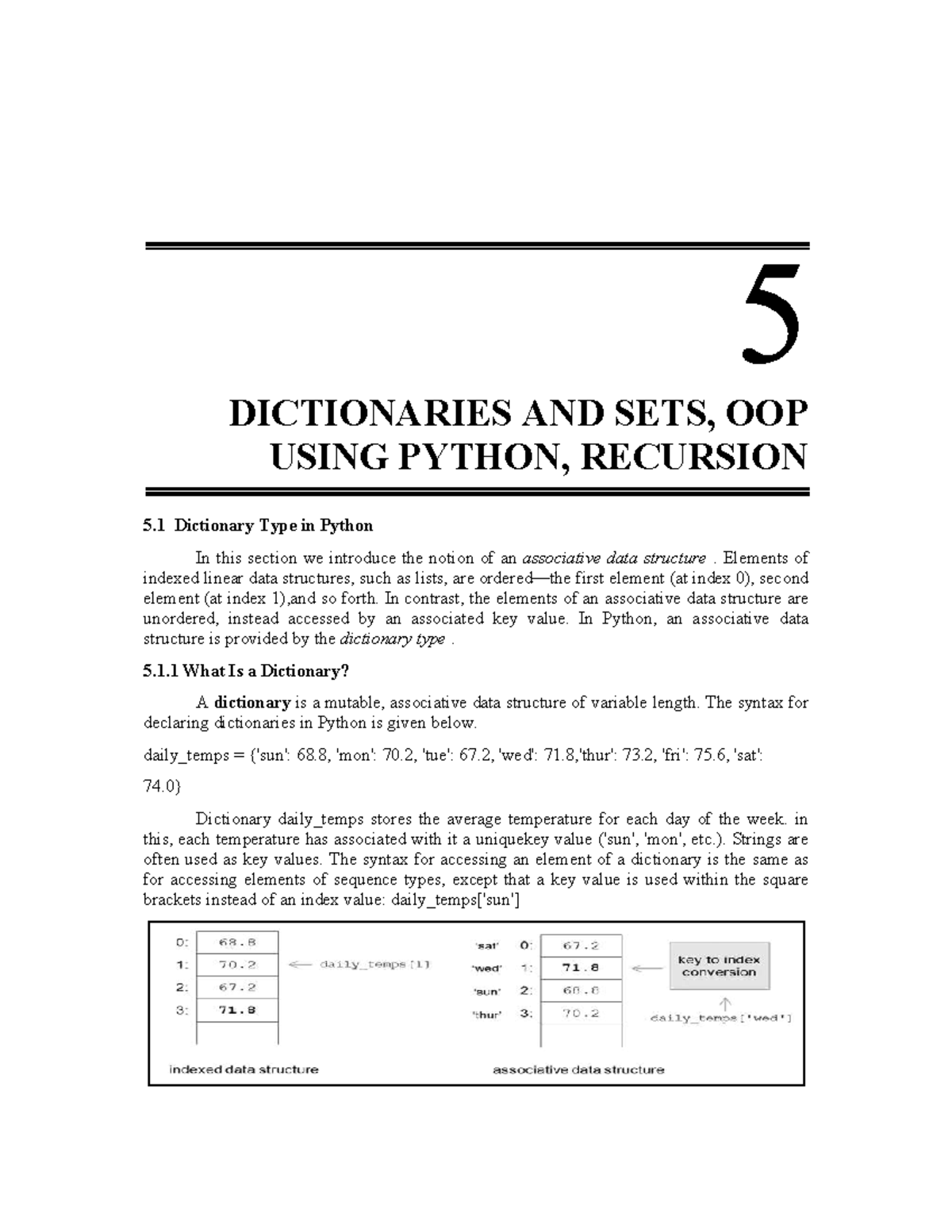 Unit 5: Dictionaries, Sets, and OOP Concepts in Python - Studocu
