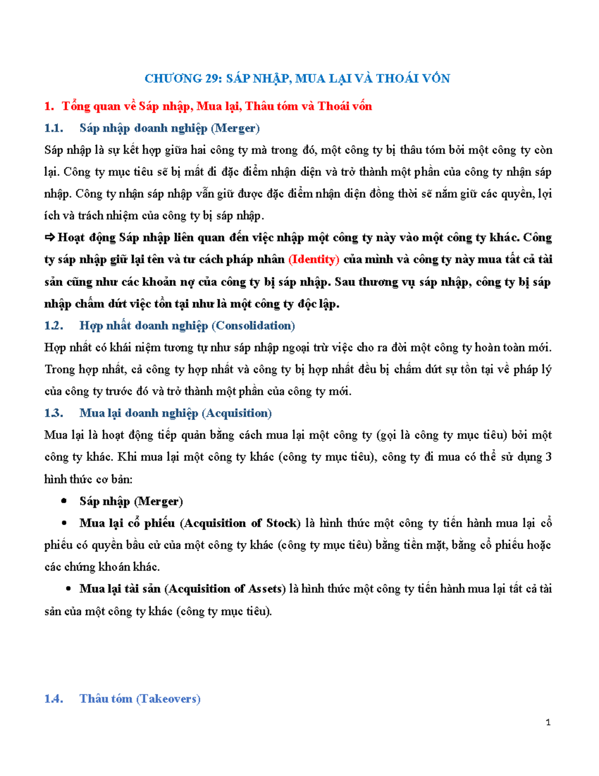 Chuong 29 QTTC - Dap an cap thanh trang tinh1Dap an cap thanh trang ...