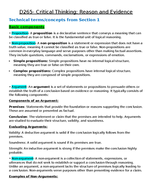 D265 Cheat Sheet - Comprehensive Study Guide August 2023 - Comprehensive Guide to D265 Cheat ...