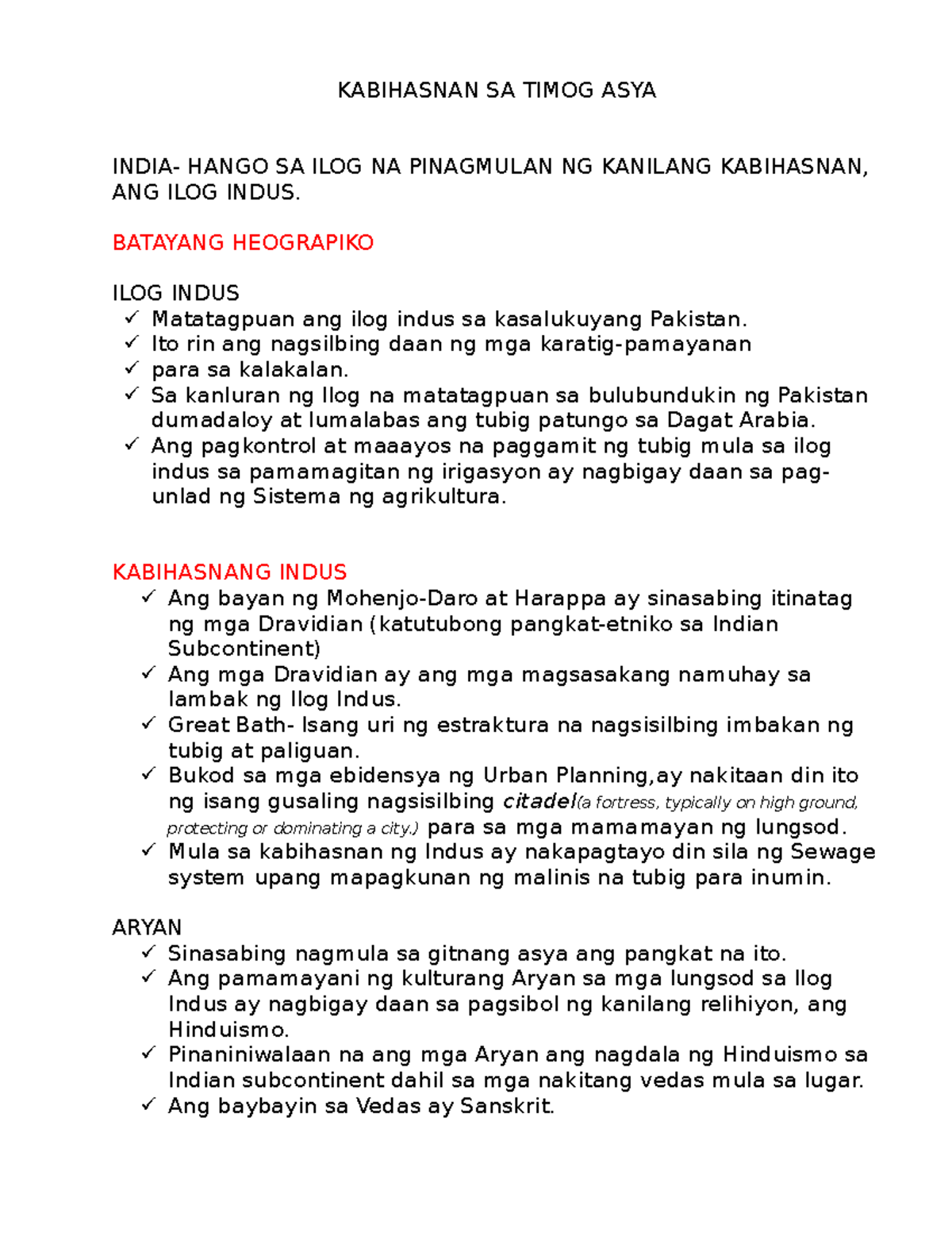 Kabihasnan SA Timog ASYA - KABIHASNAN SA TIMOG ASYA INDIA- HANGO SA ...