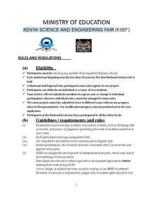2. A KSEF Checklist AND Presentations - KSEF CHECKLIST TABLE OF ...