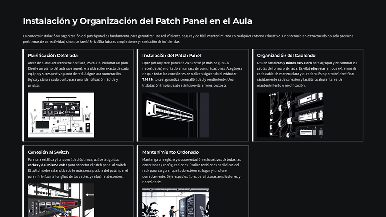 Instalación y Organización del Patch Panel en el Aula - Guía Completa ...