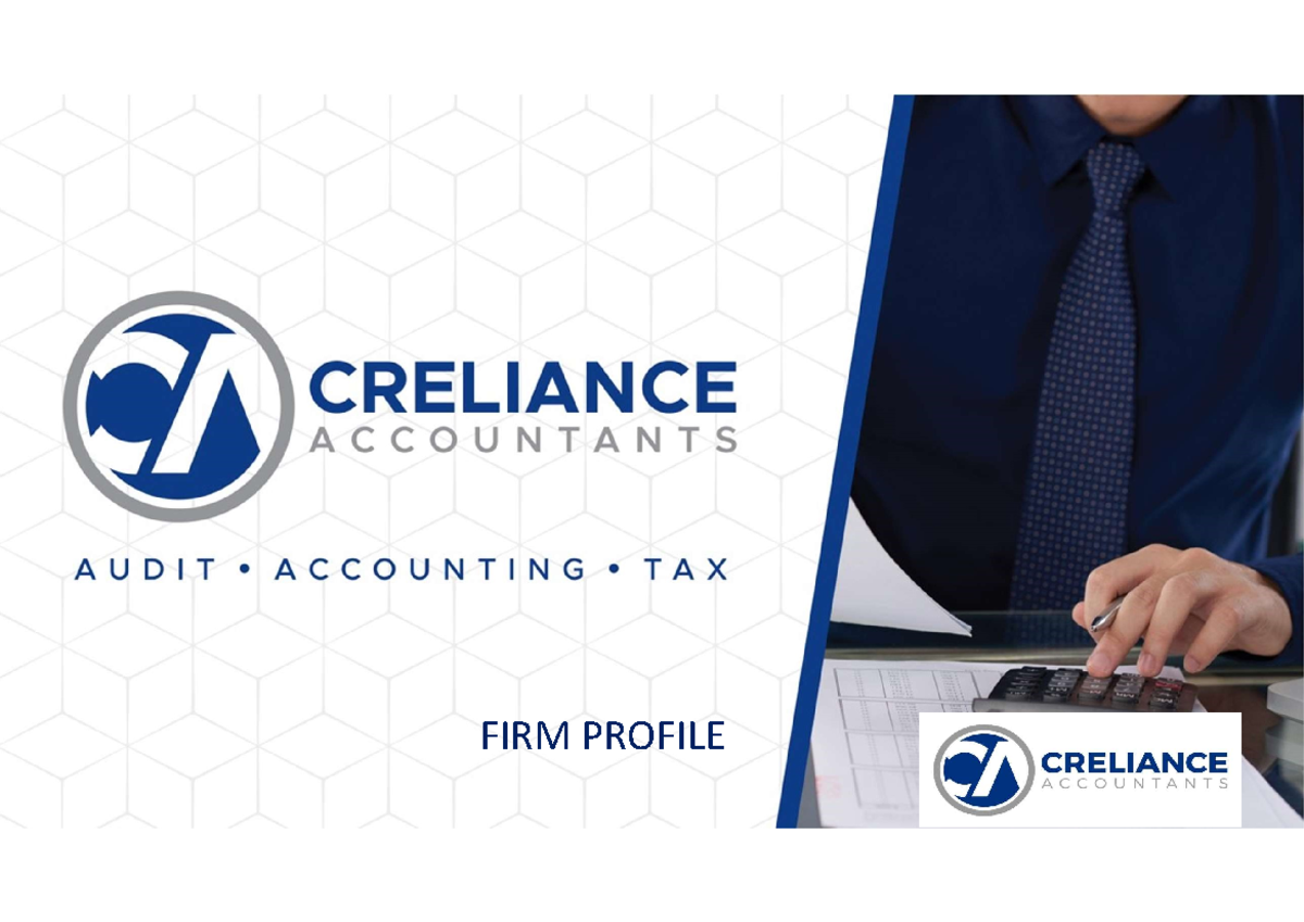 CA LLP Firm Profile copy - FIRM PROFILE ABOUT US CRELIANCE ACCOUNTANTS ...