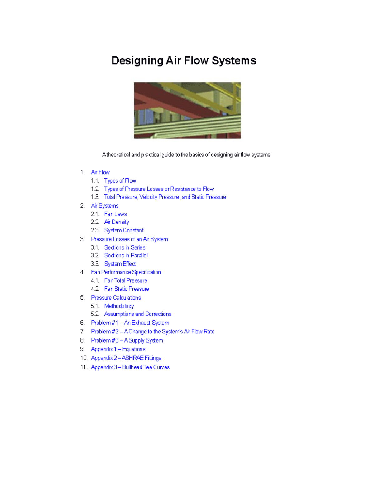 Design Air Systems - A theoretical and practical guide to the basics of ...
