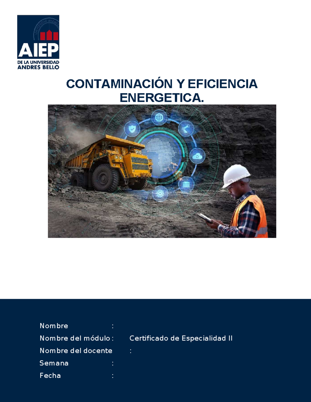 Eficiencia Energética y Contaminación en Minería - Certificado II - Studocu