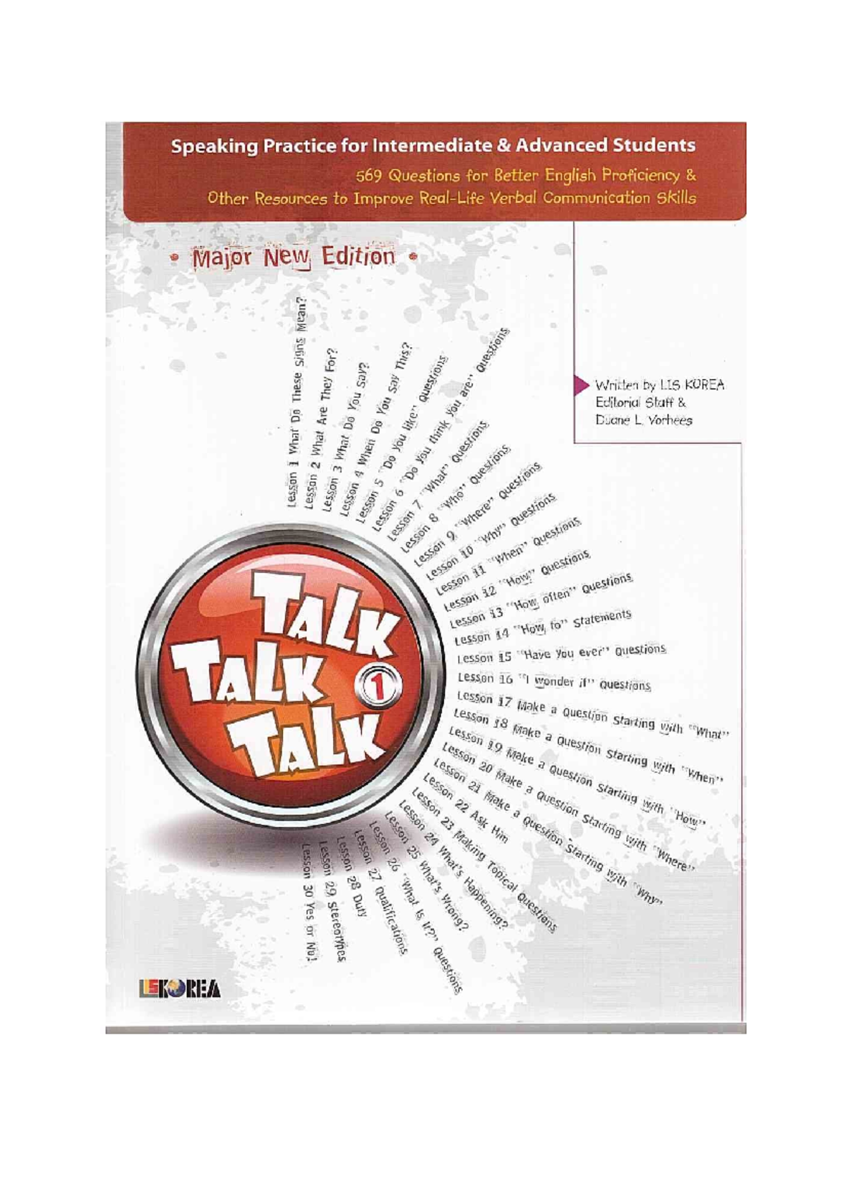 TALK TALK TALK 1 - ESL Intermediate Speaking Practice Guide - Studocu