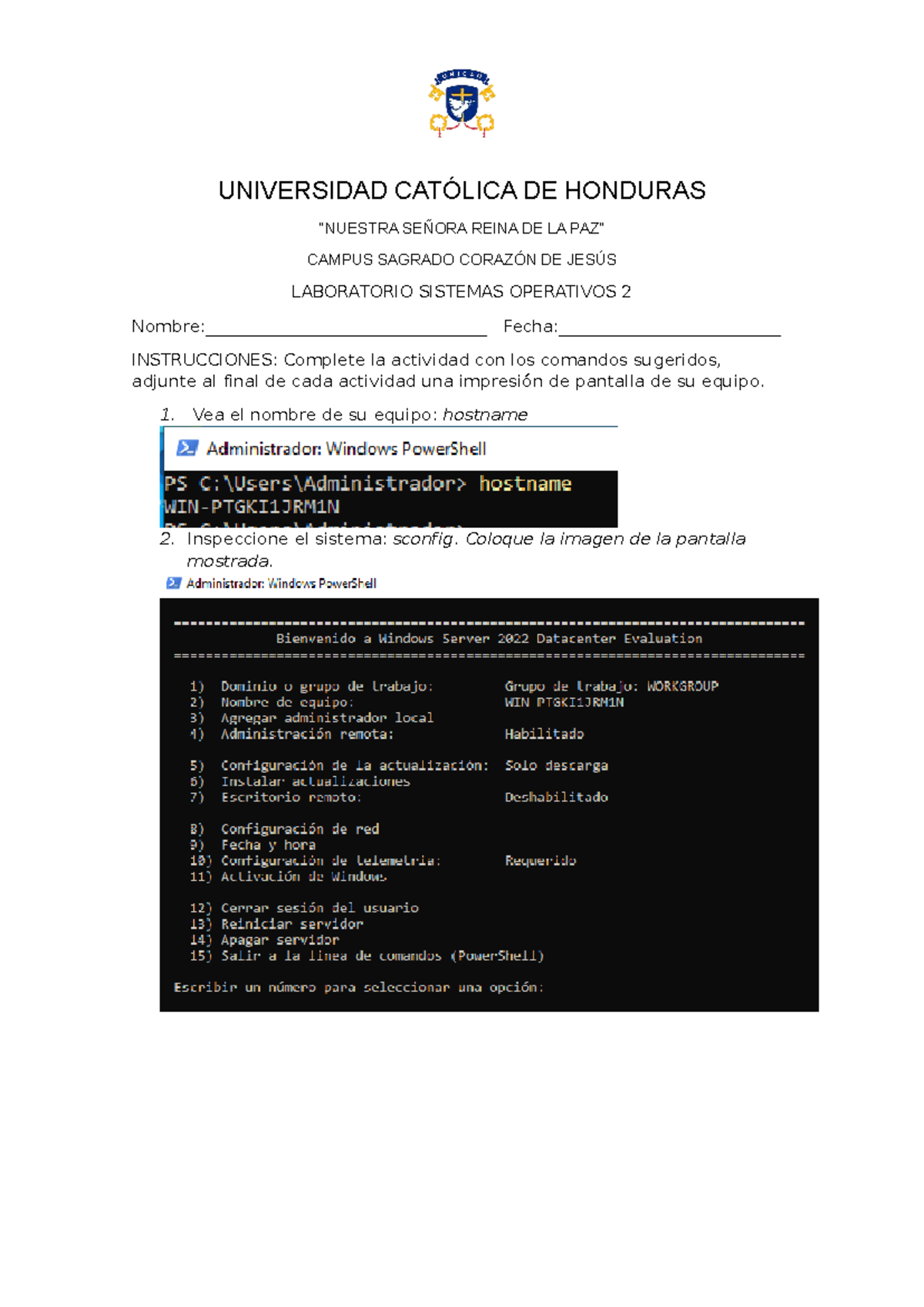 Laboratorio de PowerShell SOP2: Instrucciones y Actividades - Studocu