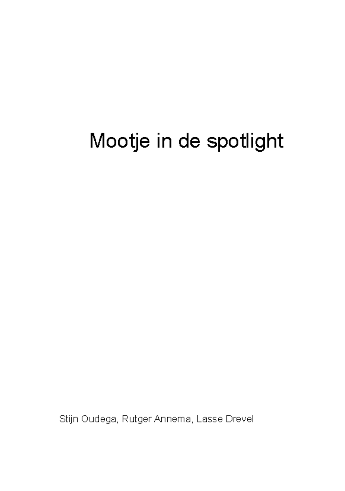 Nederlands boek - Mootje in de Spotlight: Het Verhaal van Mohammed ...