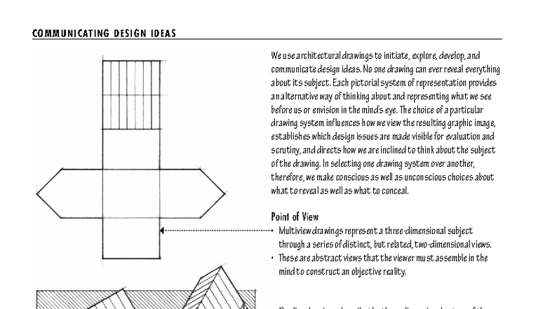 ARCH 101: Communicating Design Ideas in Architectural Graphics - Studocu