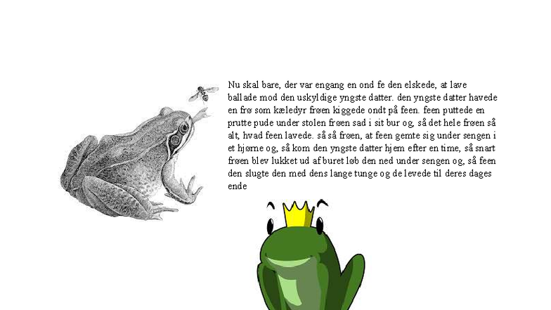 Eventyret om den onde fe og den modige frø - Studocu